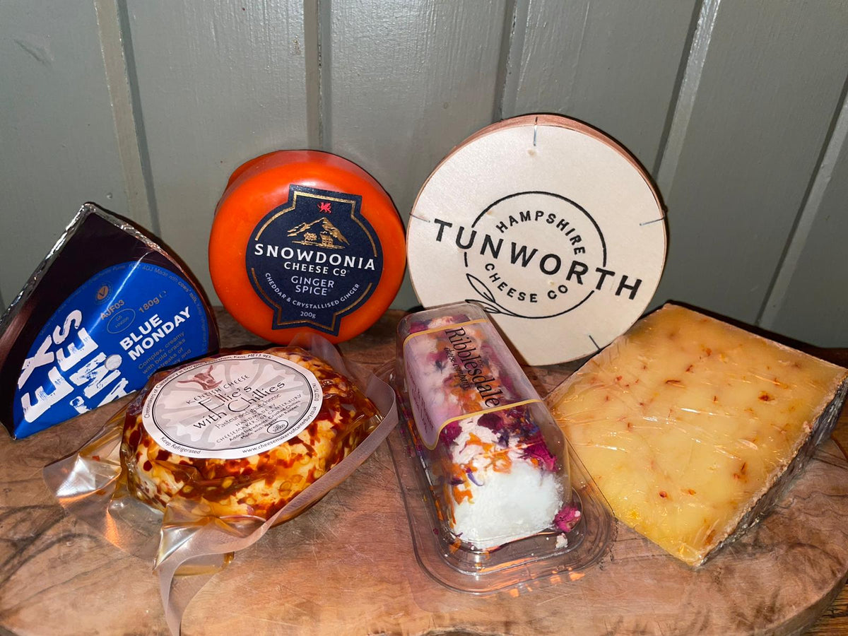 Six Cheese Selection Box – The Cheese Room Rochester